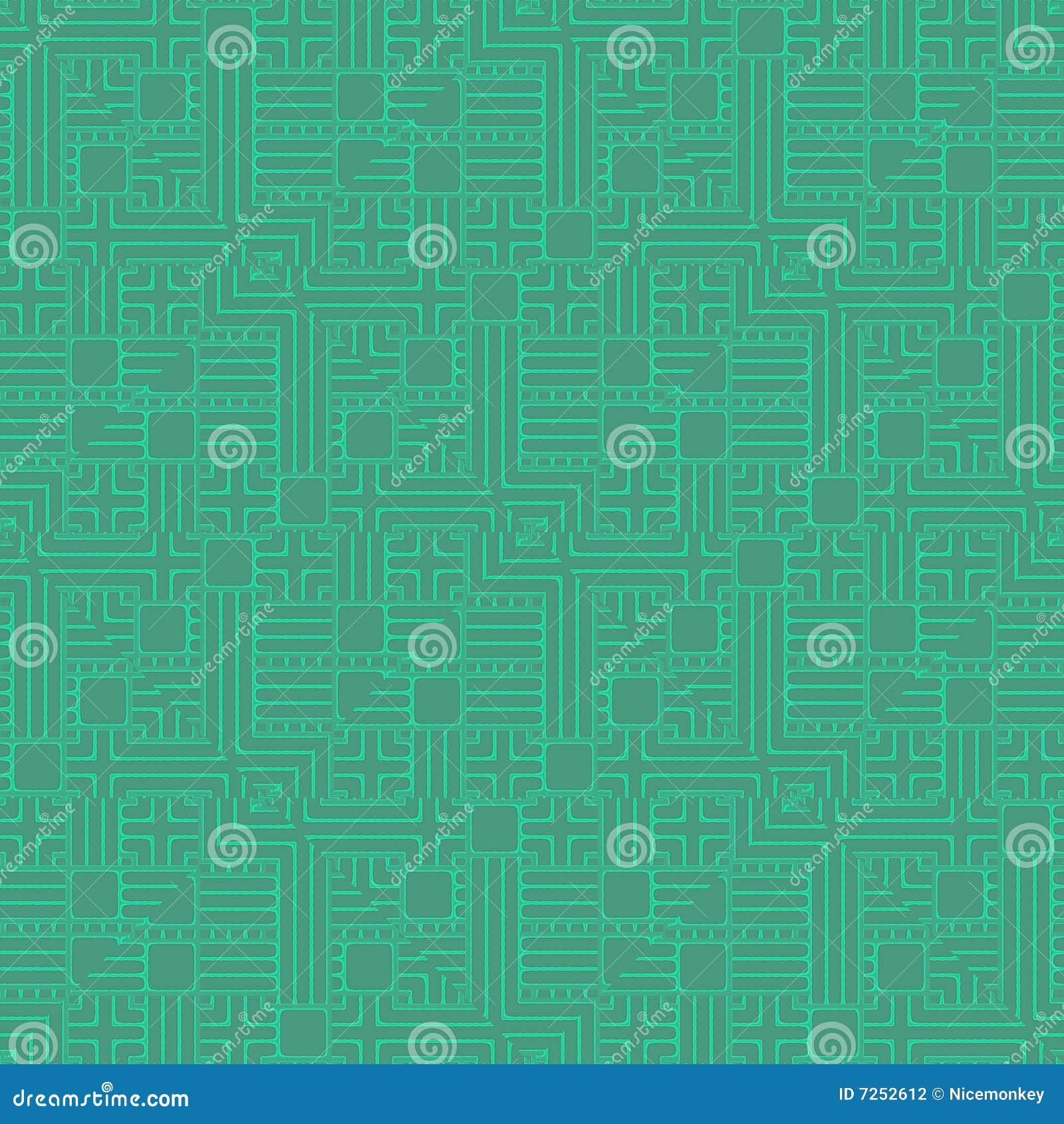 Circuit board repeat stock illustration. Illustration of chaos - 7252612
