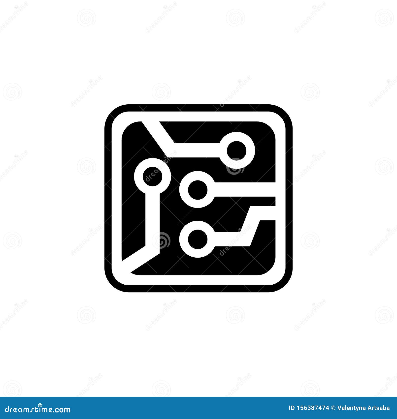 Circuit Board, Scheme, Microchip Flat Vector Icon Stock Illustration ... Circuit Board, Scheme, Microchip Flat Vector Icon Stock Illustration ...