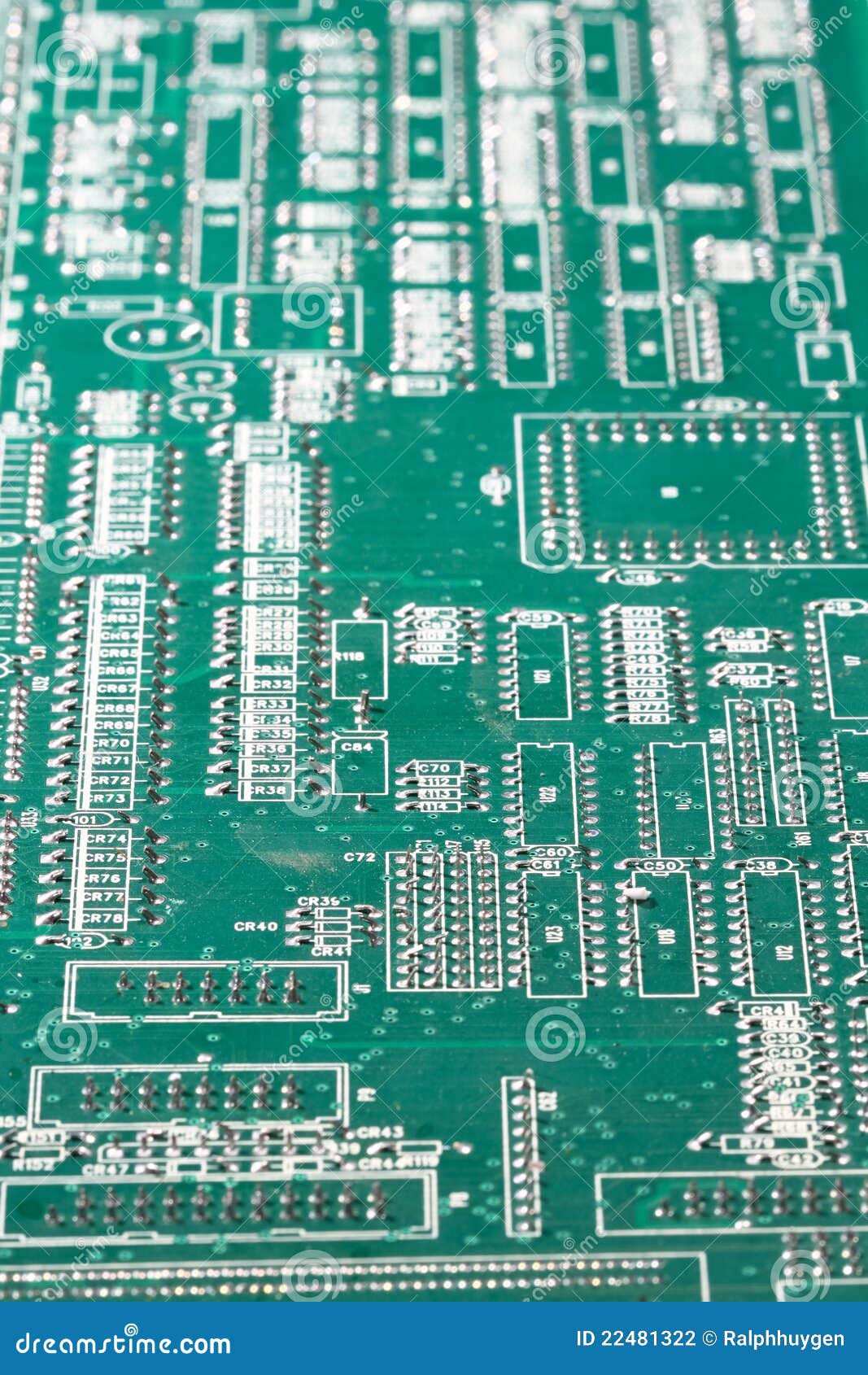 Circuit board shallow DOF stock photo. Image of circuit - 22481322