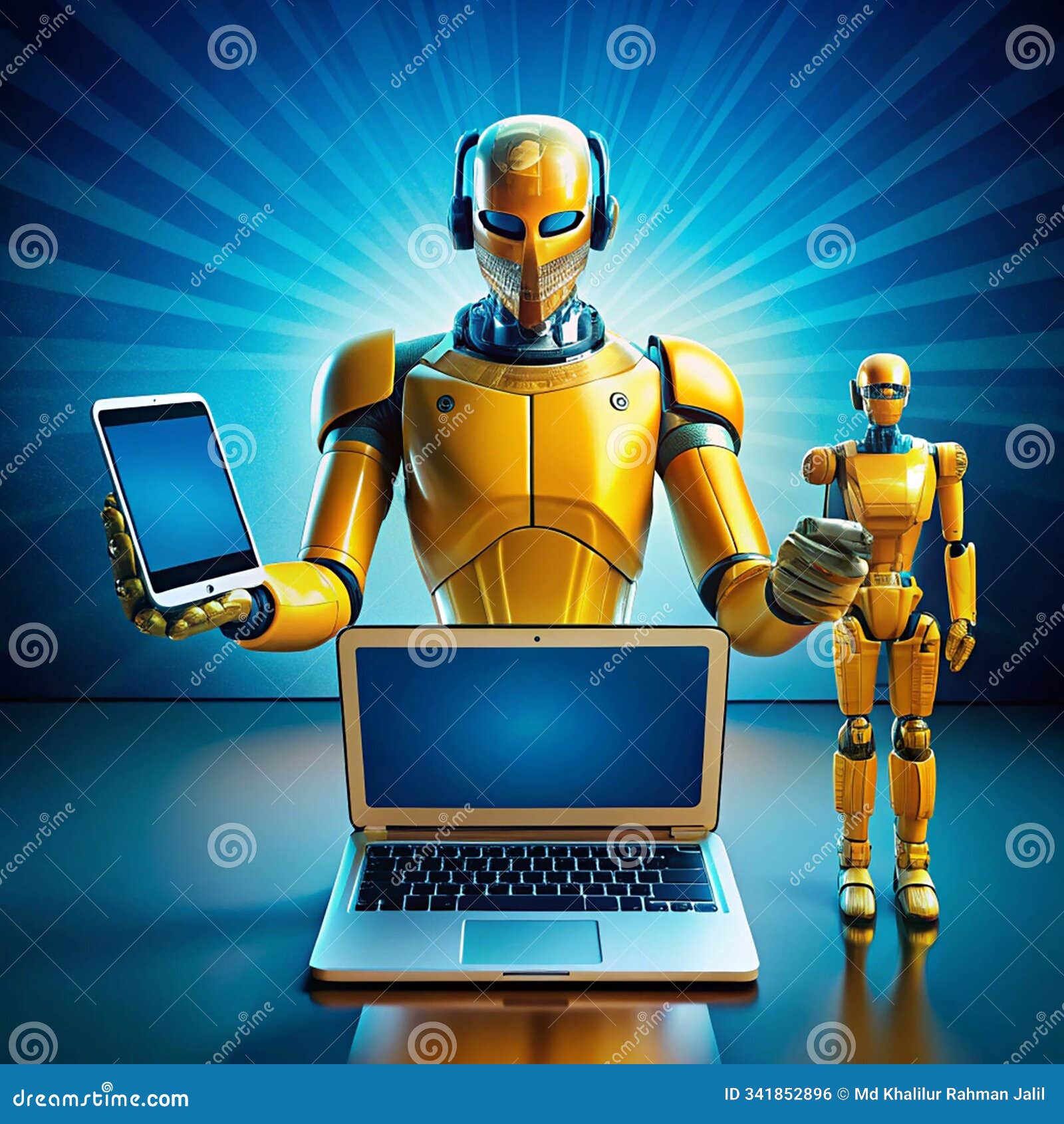 Circuit Board Shape Lines Connecting Link Structure Dark Blue Contrast ...