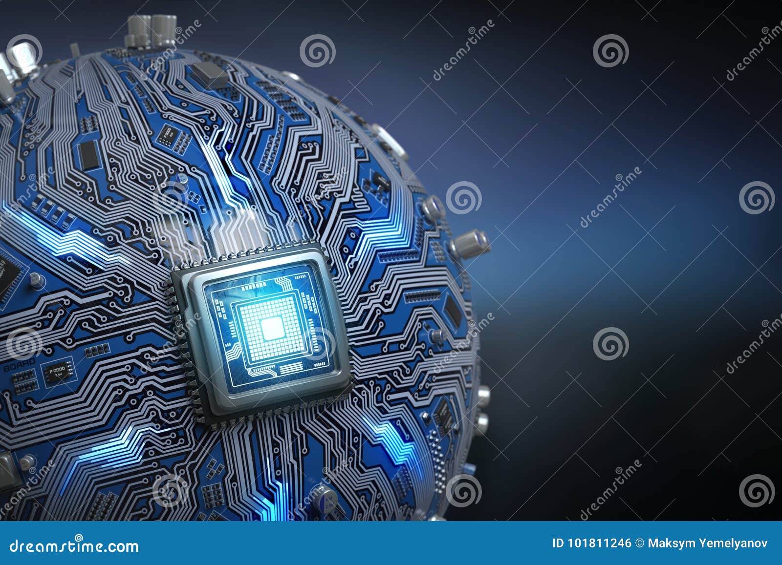 SOC - System On Chip Acronym, Technology Concept Background Royalty ...