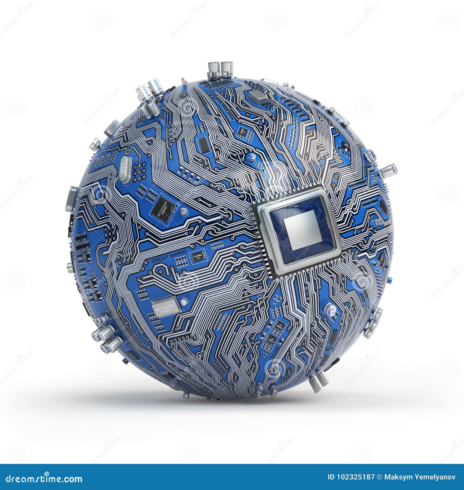 SOC - System On Chip Acronym, Technology Concept Background Royalty ...