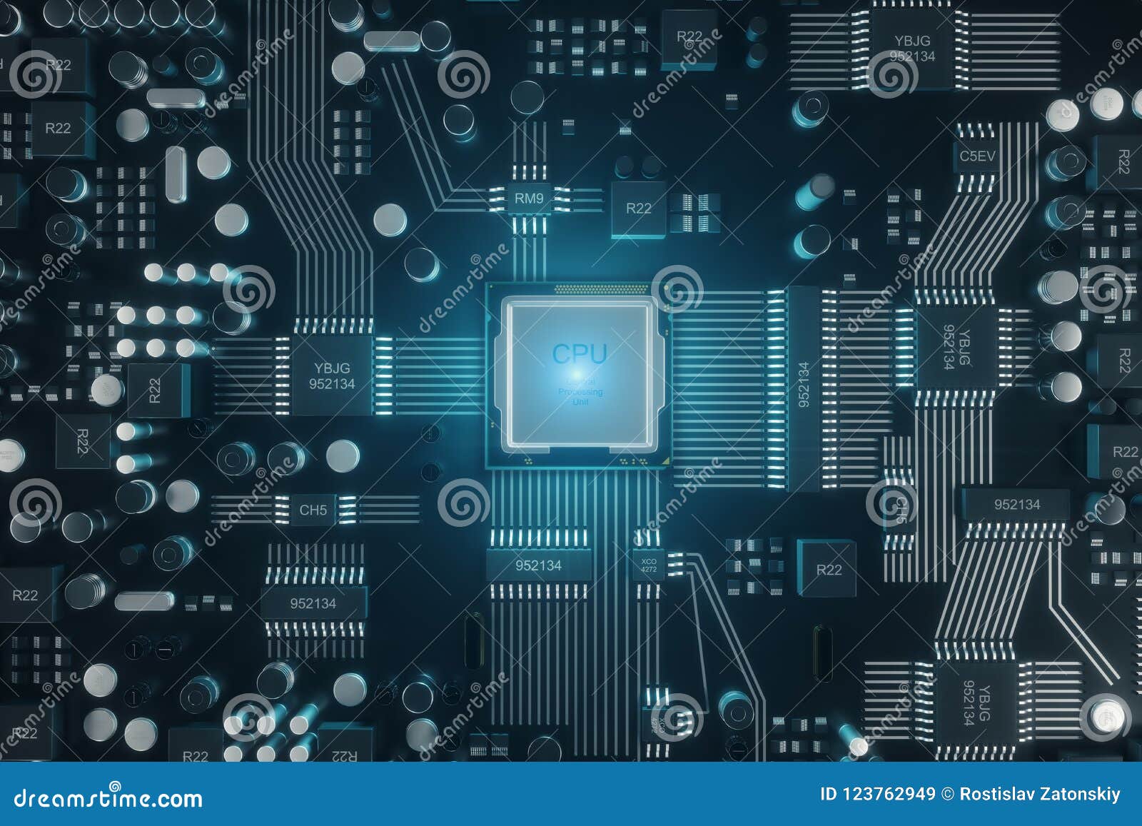 A Red Background With A Central Hole Two Identical Instances Stock ...