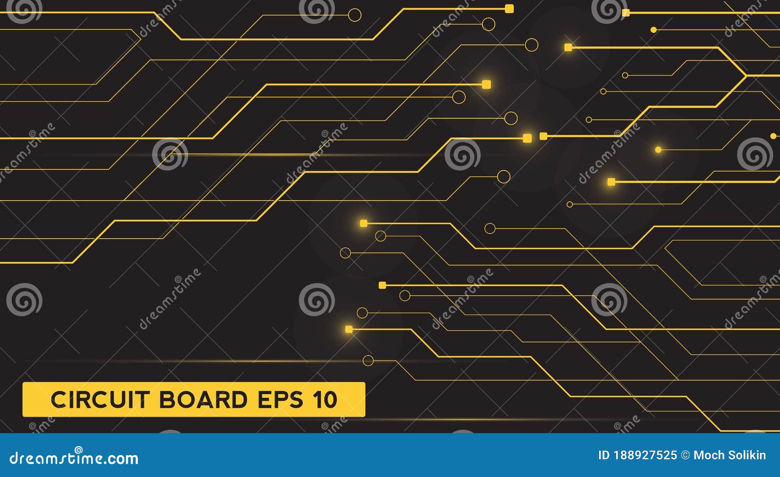 Circuit Board Technology Background. Future Electronics Tech Concept ...