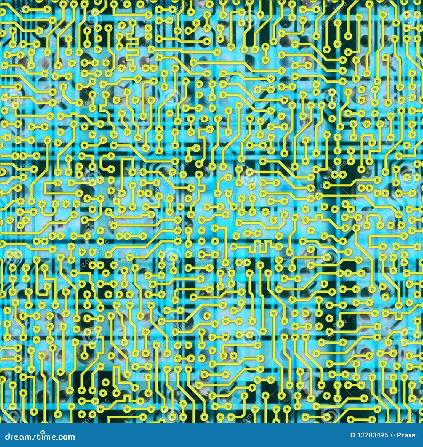 Circuit board texture stock illustration. Illustration of golden - 13203496