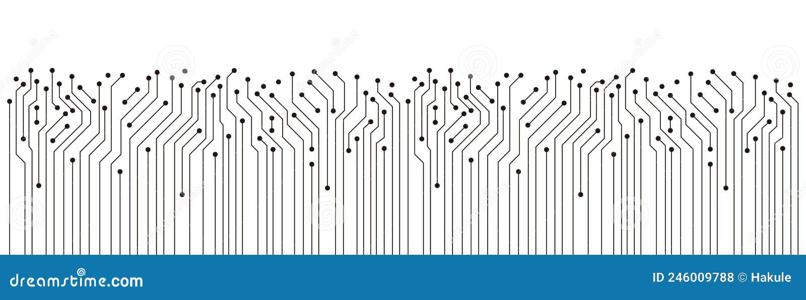 Circuit Board Texture Background, Seamless Pattern Stock Vector ...