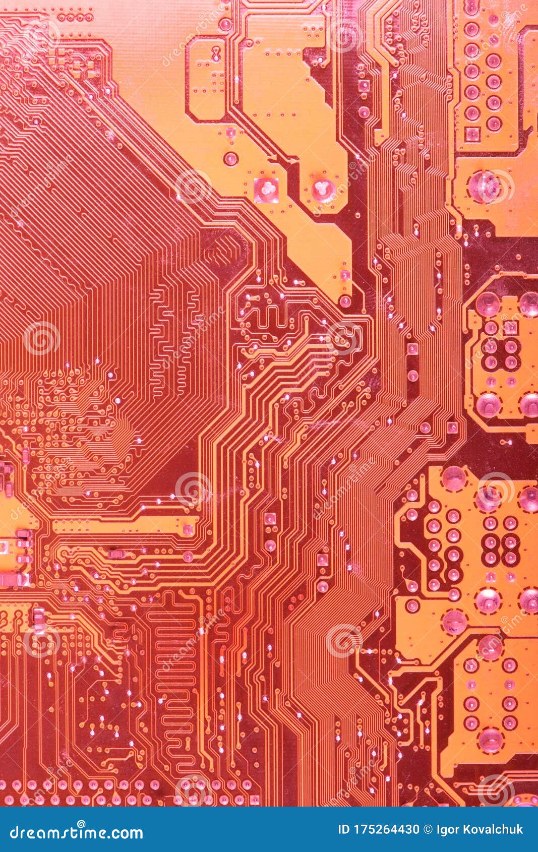 Circuit Board Texture Closeup Stock Photo - Image of internal ...