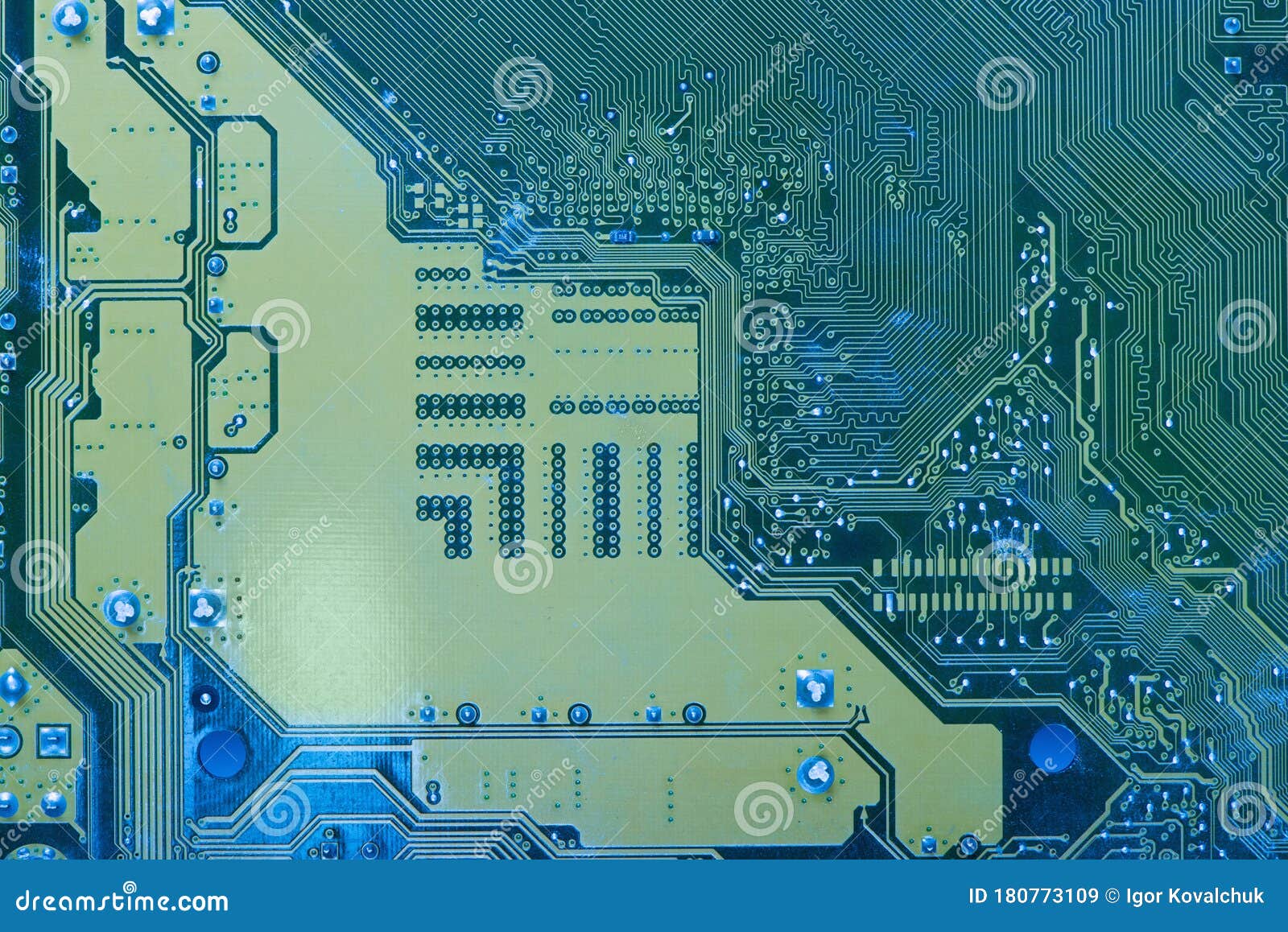 Circuit Board Texture Closeup Stock Image - Image of electrical ...
