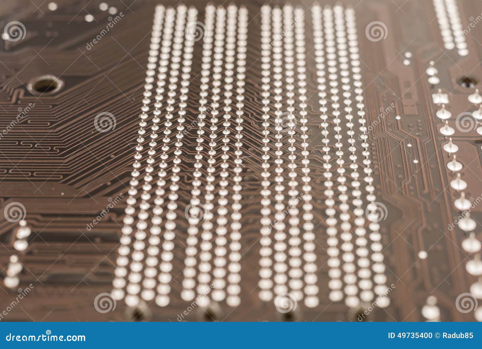 Circuit Board Texture and Pins Stock Photo - Image of computer, high ...