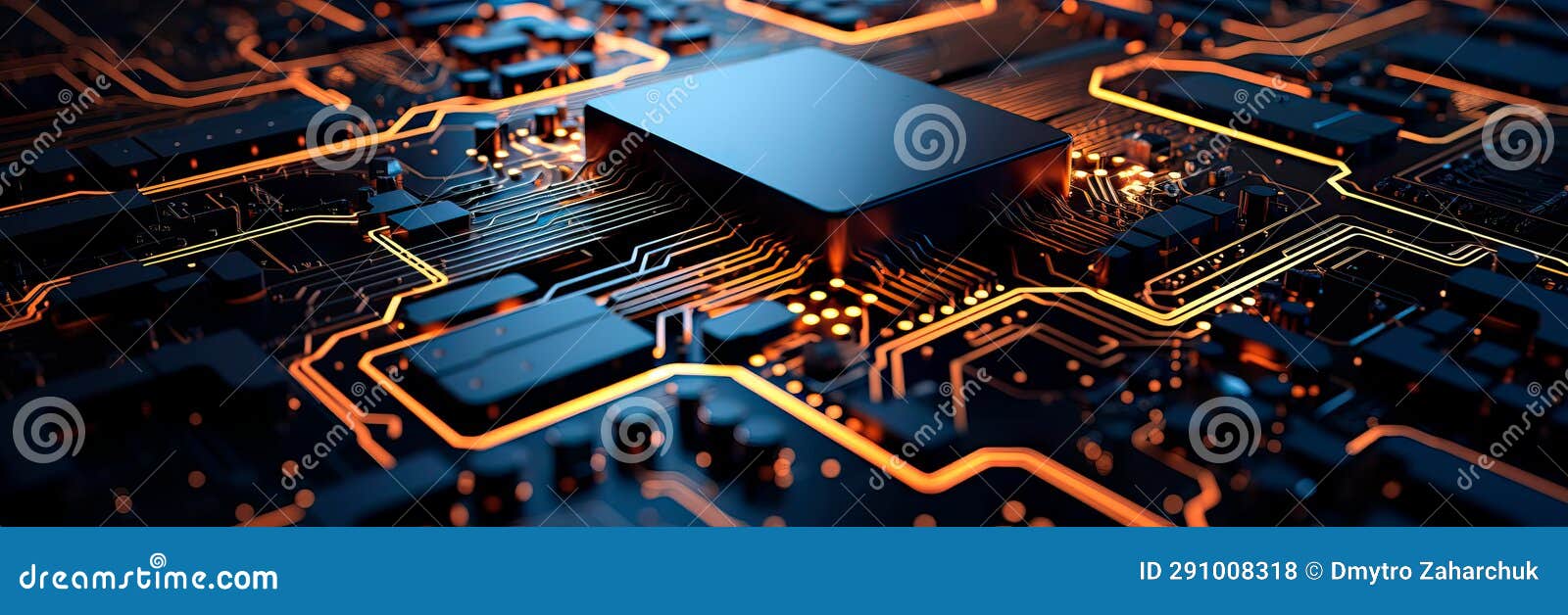 Circuit Board Textures Appear To Rise from the Surface, Showcasing the ...