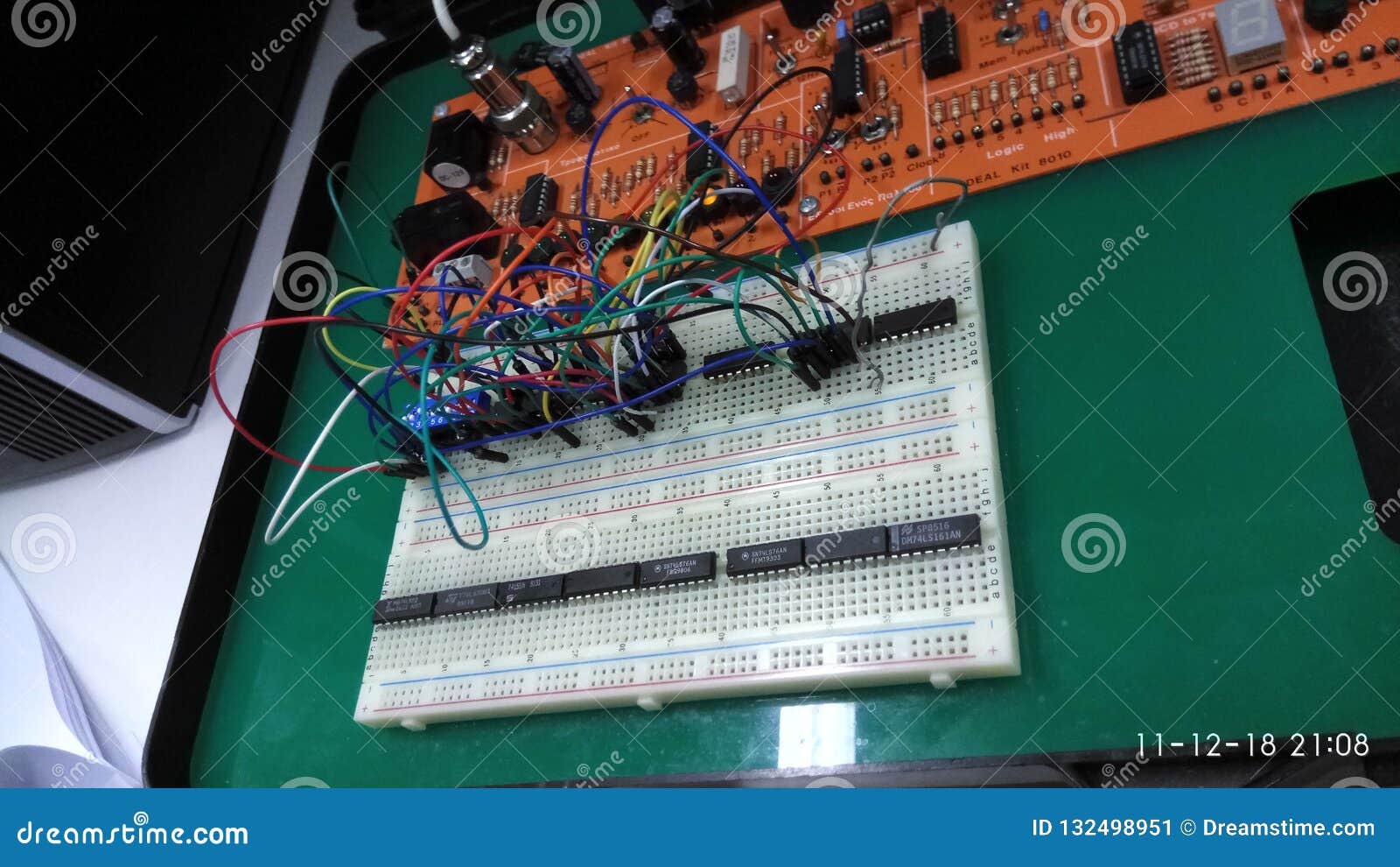 Circuit Board stock image. Image of weird, board, circuit - 132498951