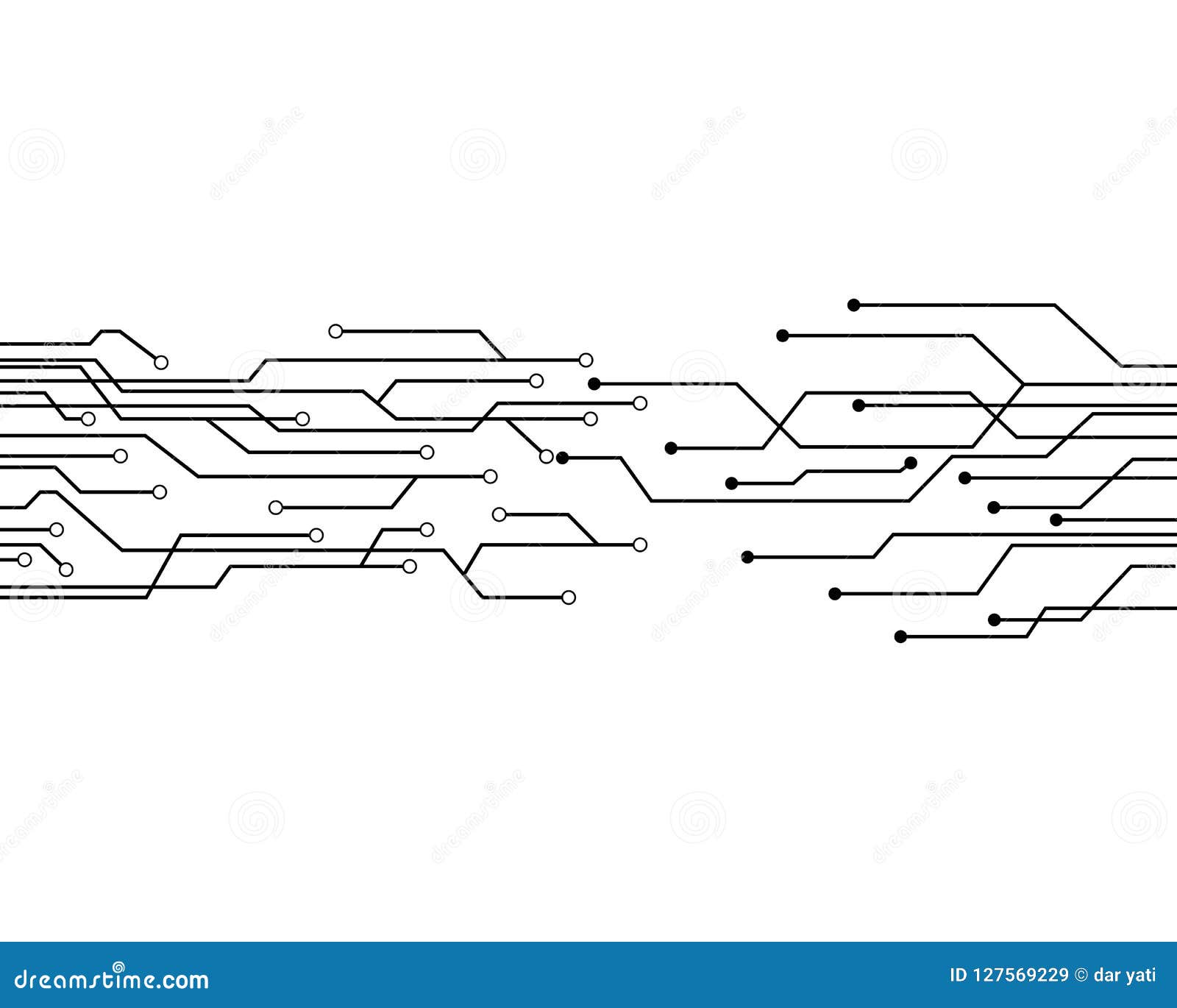 Circuit board vector stock vector. Illustration of abstract - 127569229