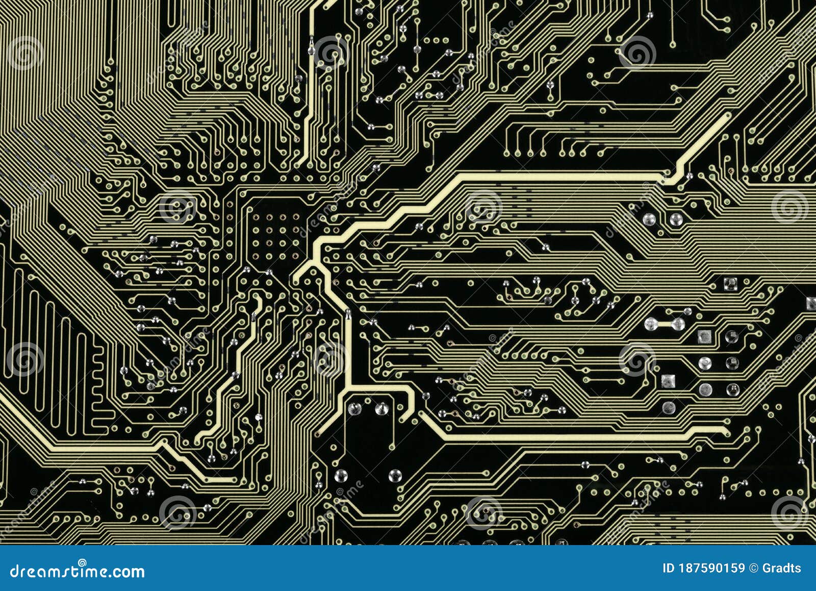 Circuit Board Wiring Card Background Stock Image - Image of technology ...