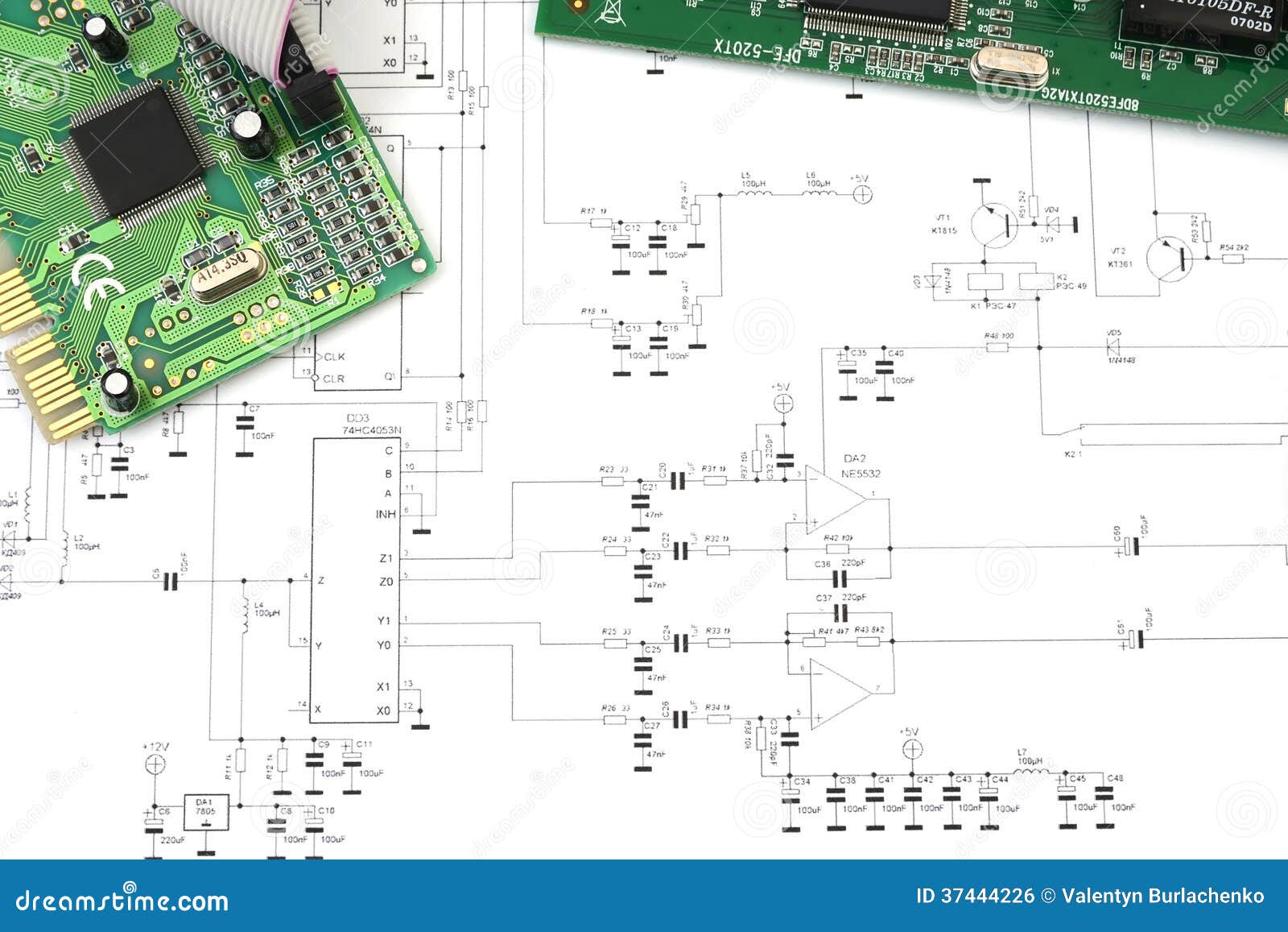 Electronic Scheme With Graphic Processor Unit Without Cooler As Main ...