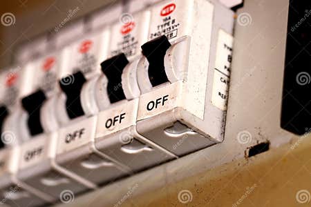 Circuit breaker stock photo. Image of circuit, short - 21301908