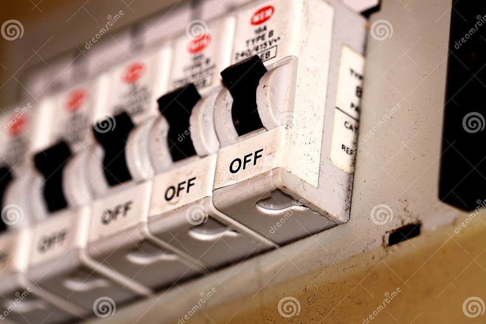 Circuit breaker stock photo. Image of circuit, short - 21301908