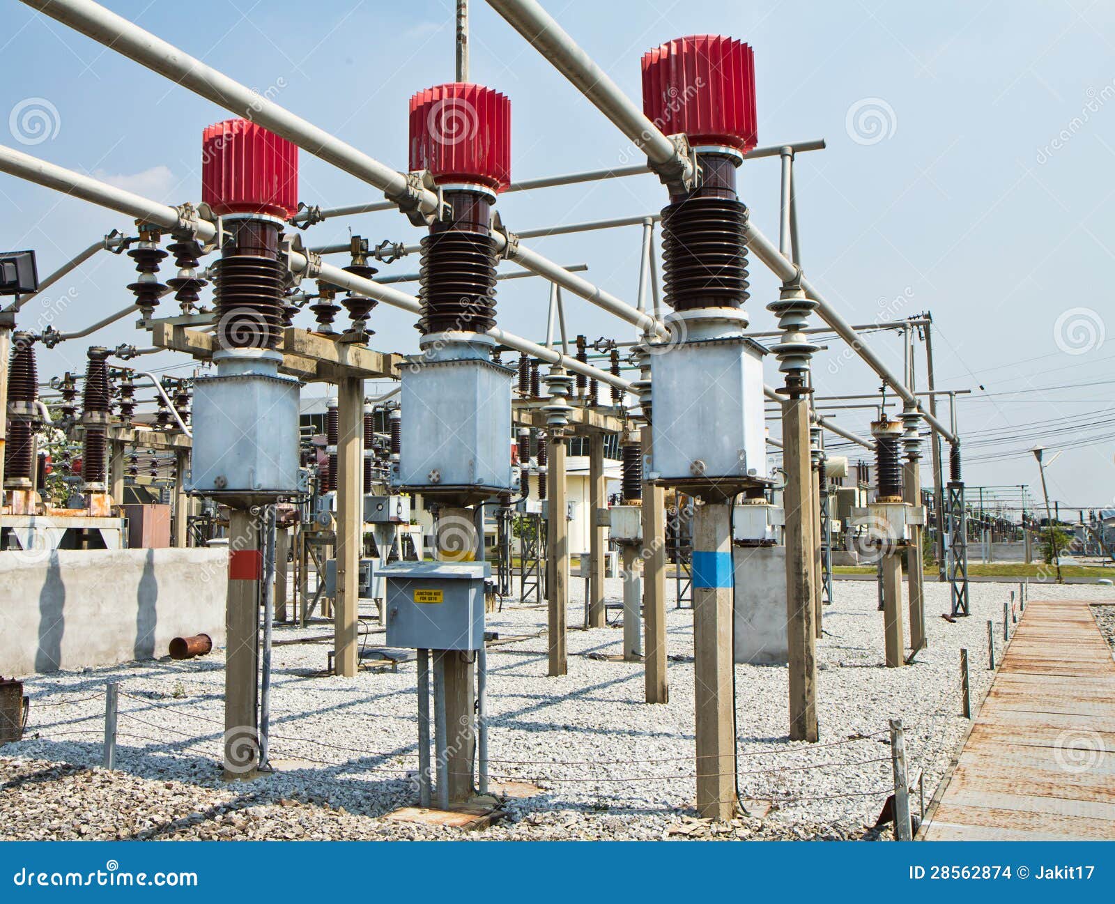 Circuit Breaker High Voltage Stock Photo - Image of blue, distribution ...
