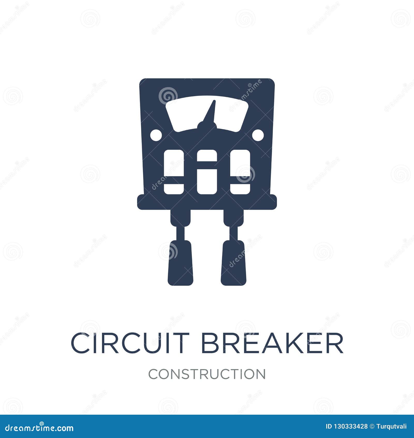 Circuit Breaker Icon. Trendy Flat Vector Circuit Breaker Icon on Stock ...