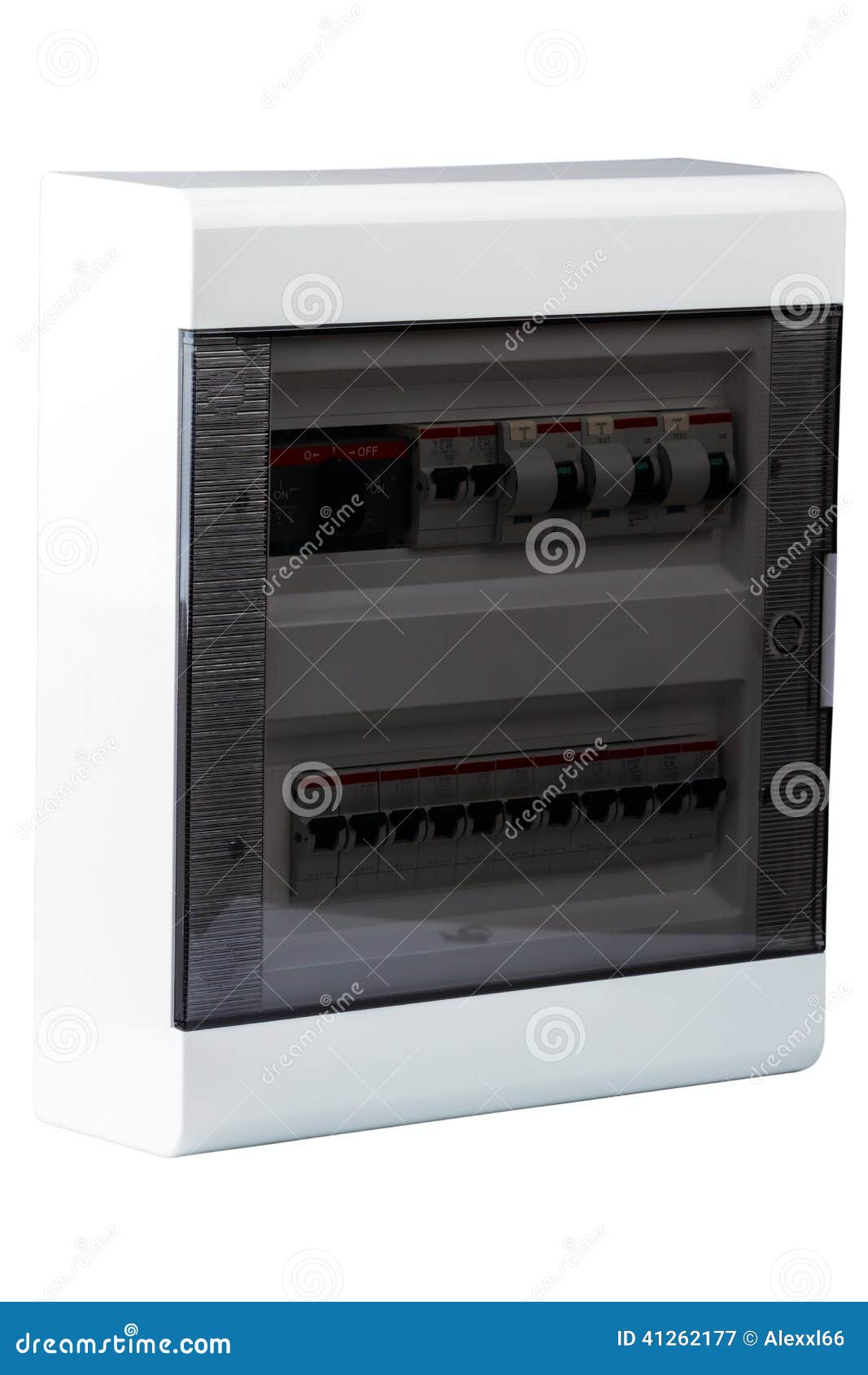 Circuit breakers box stock image. Image of overload, electrical - 41262177