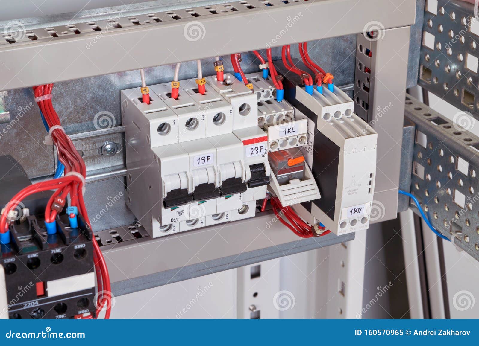 Circuit Breakers, Intermediate Relay and Phase Control Relay in the ...
