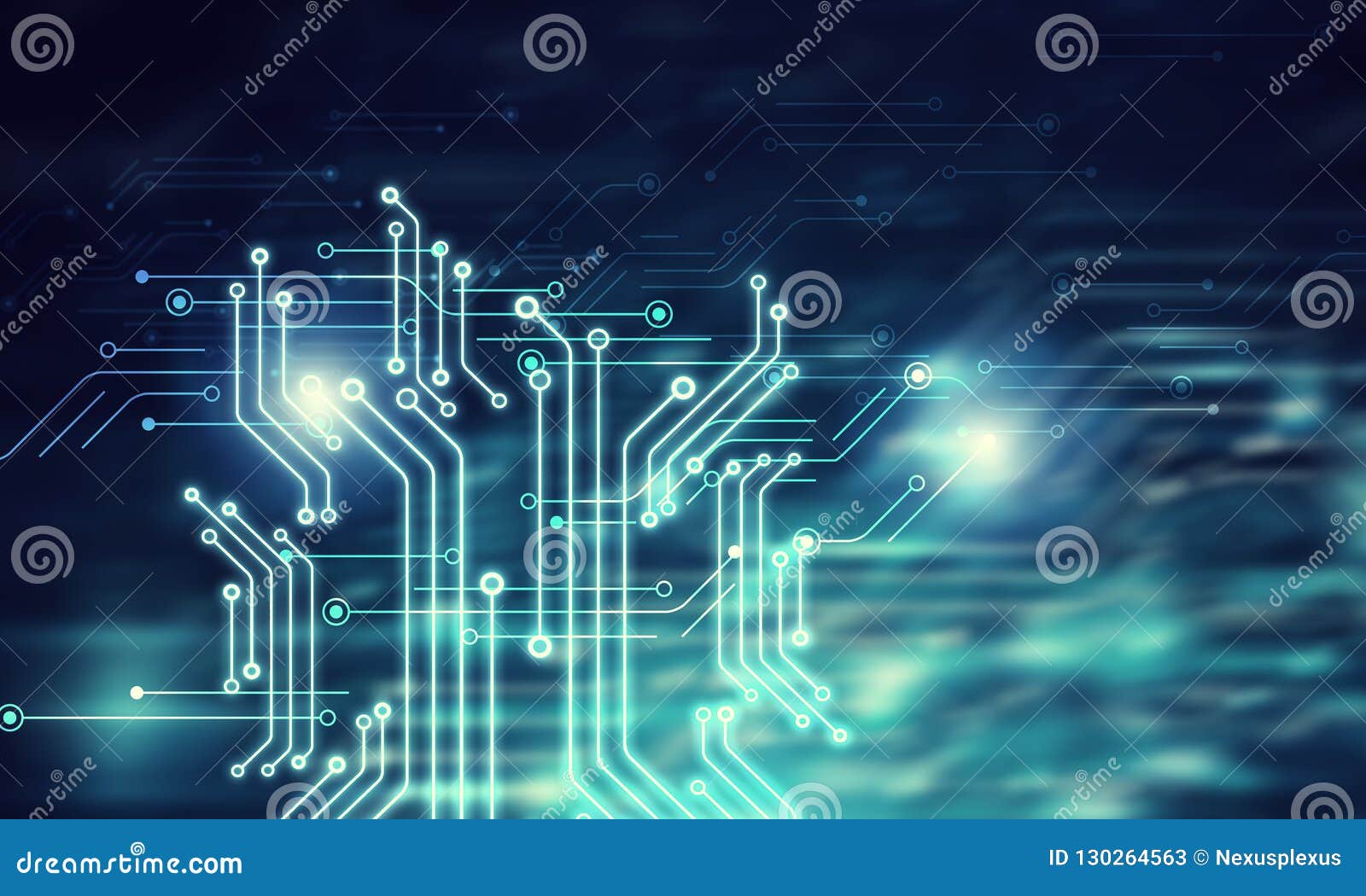 Circuit chip concept stock illustration. Illustration of graphic ...