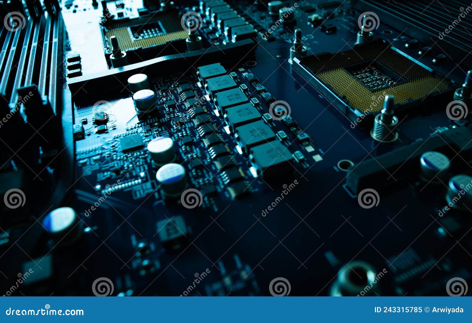 Circuit Computer Motherboard, Circuit Chip Board Stock Image - Image of ...