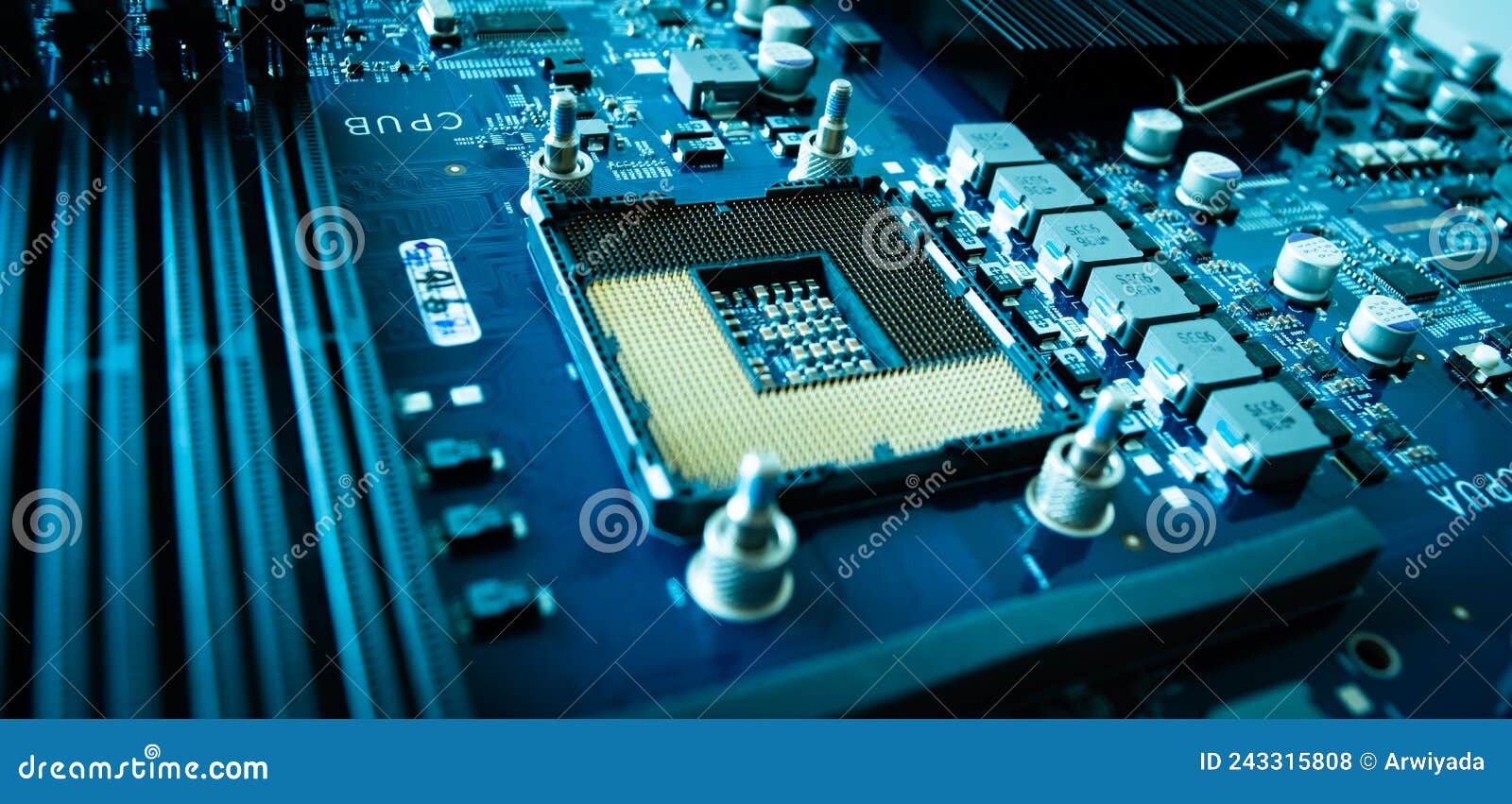 Circuit Computer Motherboard, Circuit Chip Board Stock Photo - Image of ...