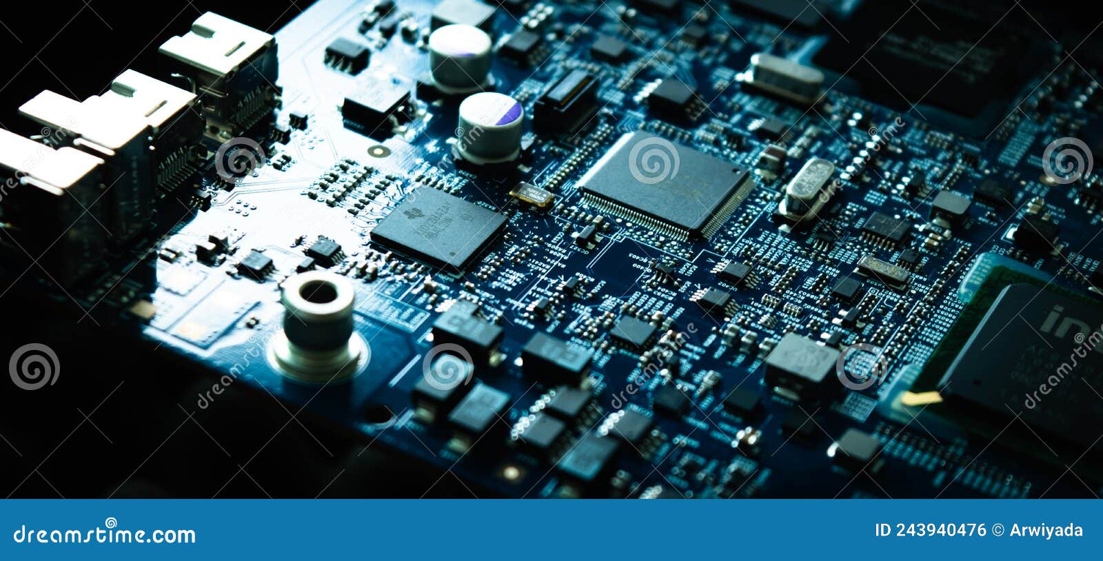 Circuit Computer Motherboard, Circuit Chip Board Stock Photo - Image of ...