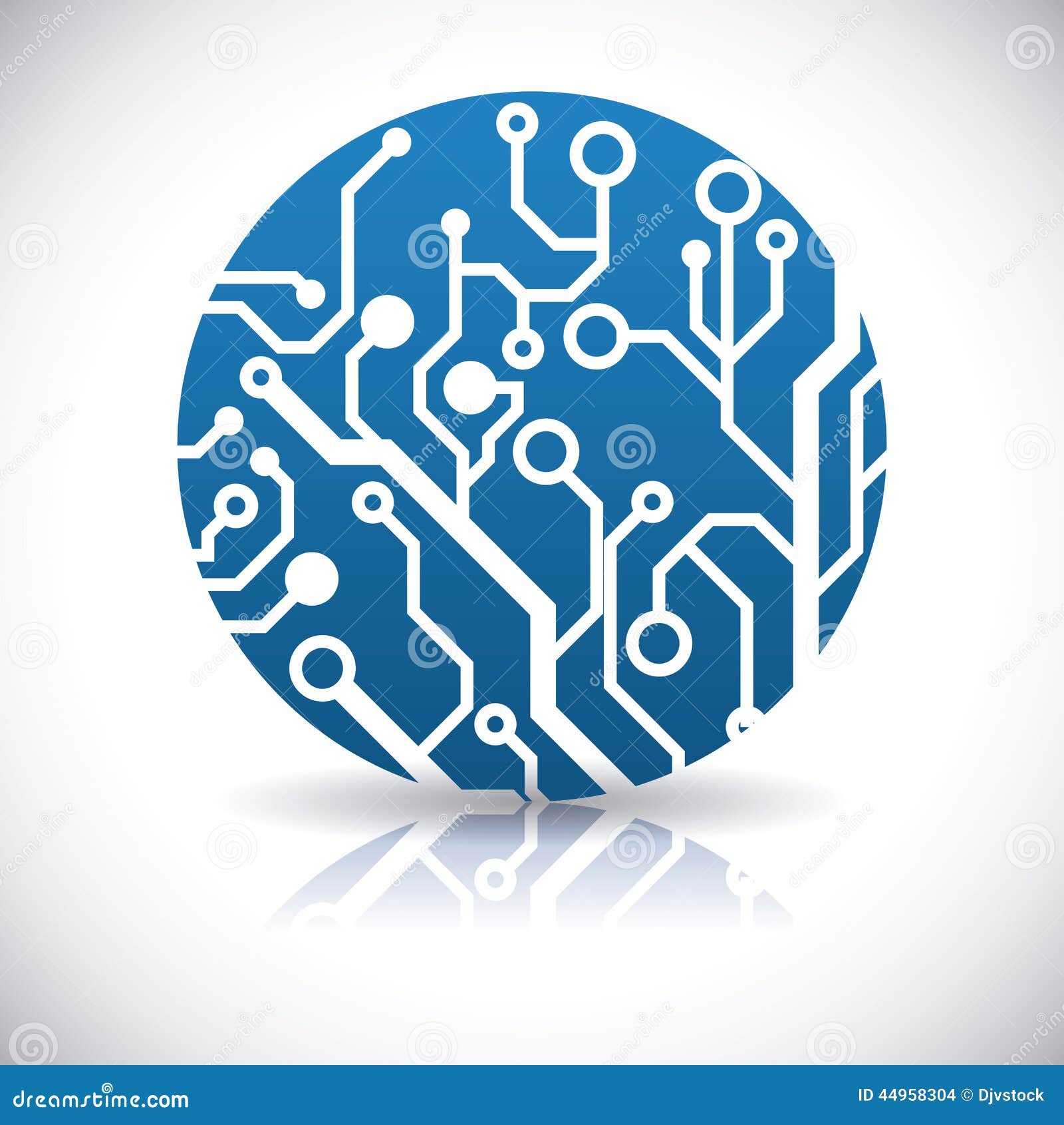 Circuit design stock vector. Illustration of electronics - 44958304