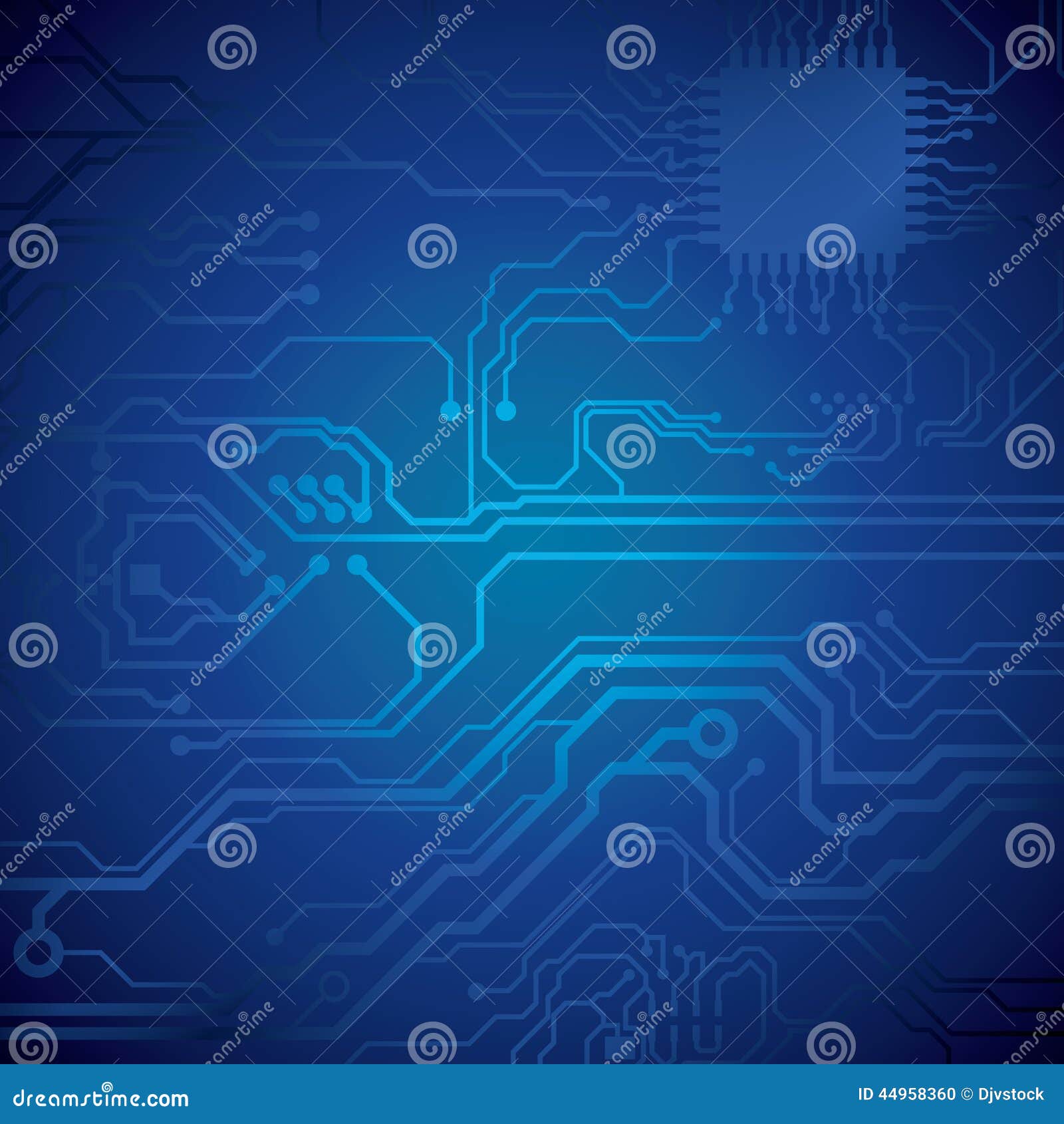 Circuit design stock vector. Illustration of concept - 44958360