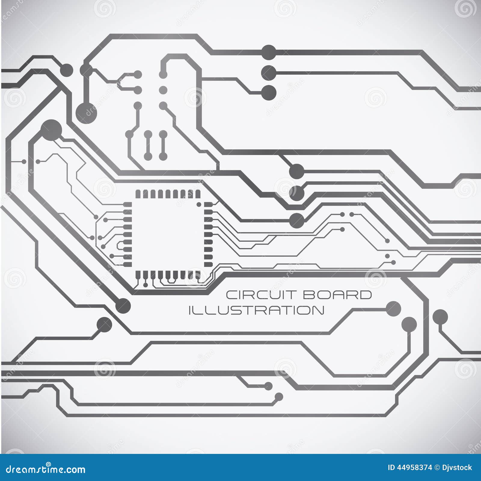 Circuit design stock vector. Illustration of information - 44958374