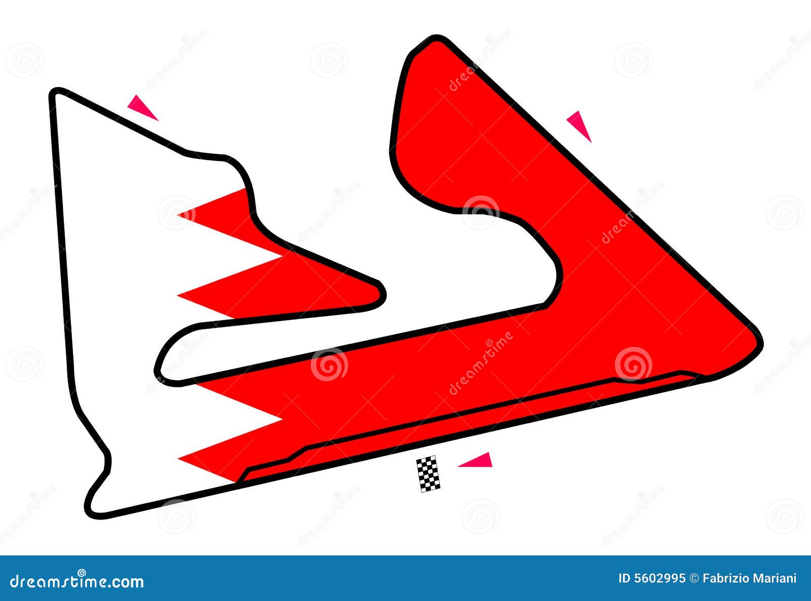 Circuit Du Bahrain : Formule 1 Illustration de Vecteur - Illustration ...