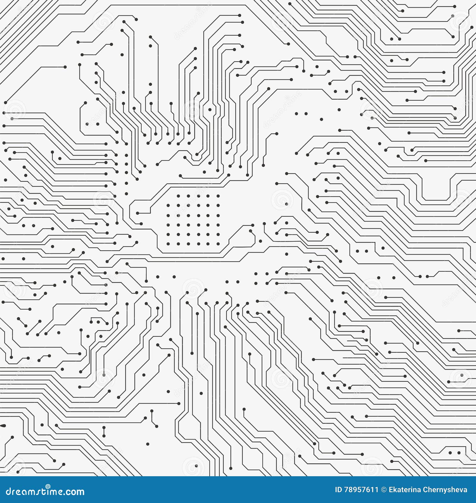 Circuit Electronic Board Background Stock Vector - Illustration of ...