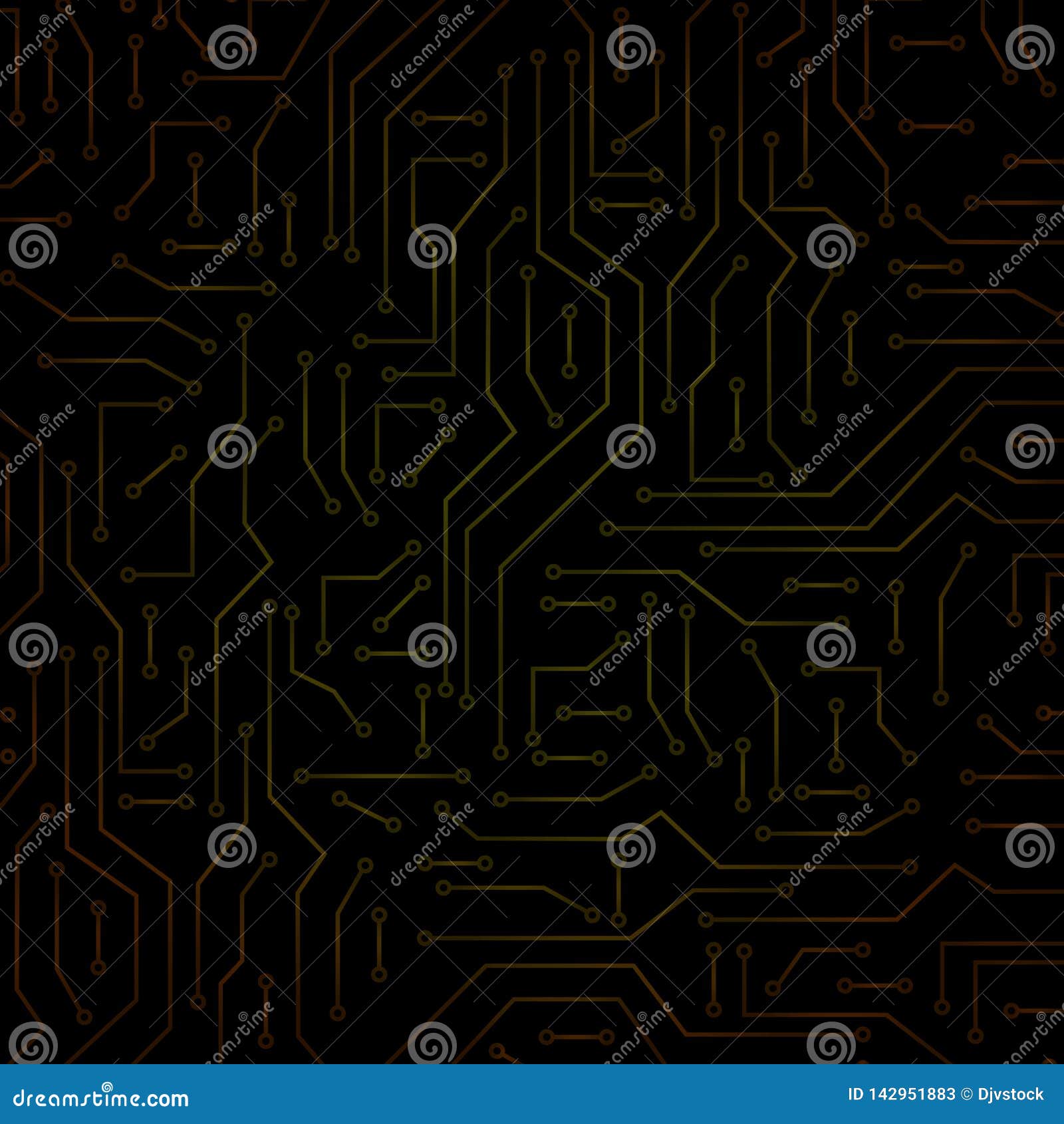 Circuit Electronic Pattern Background Stock Illustration - Illustration ...