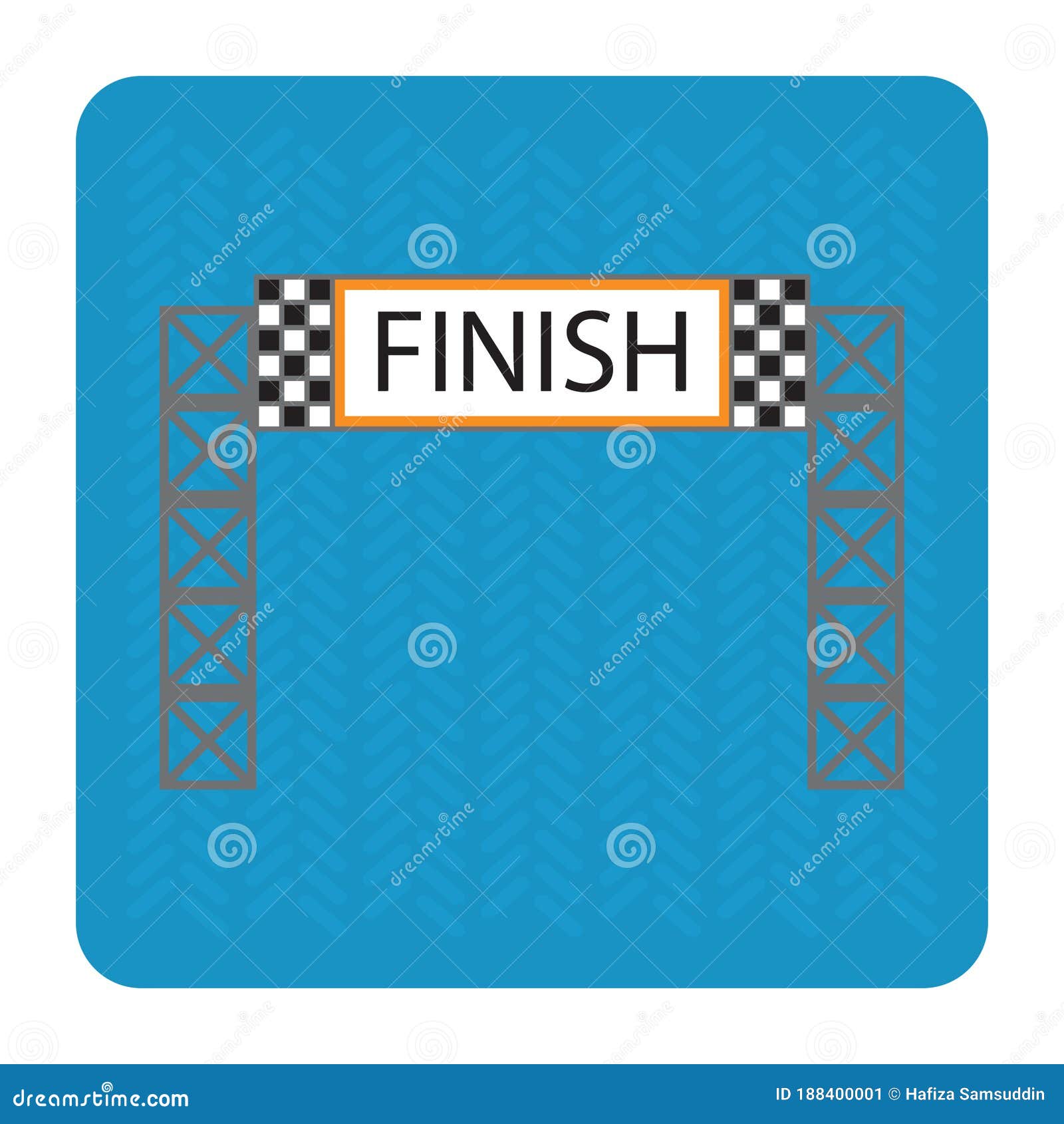 Circuit Finish Line. Vector Illustration Decorative Design Stock Vector ...