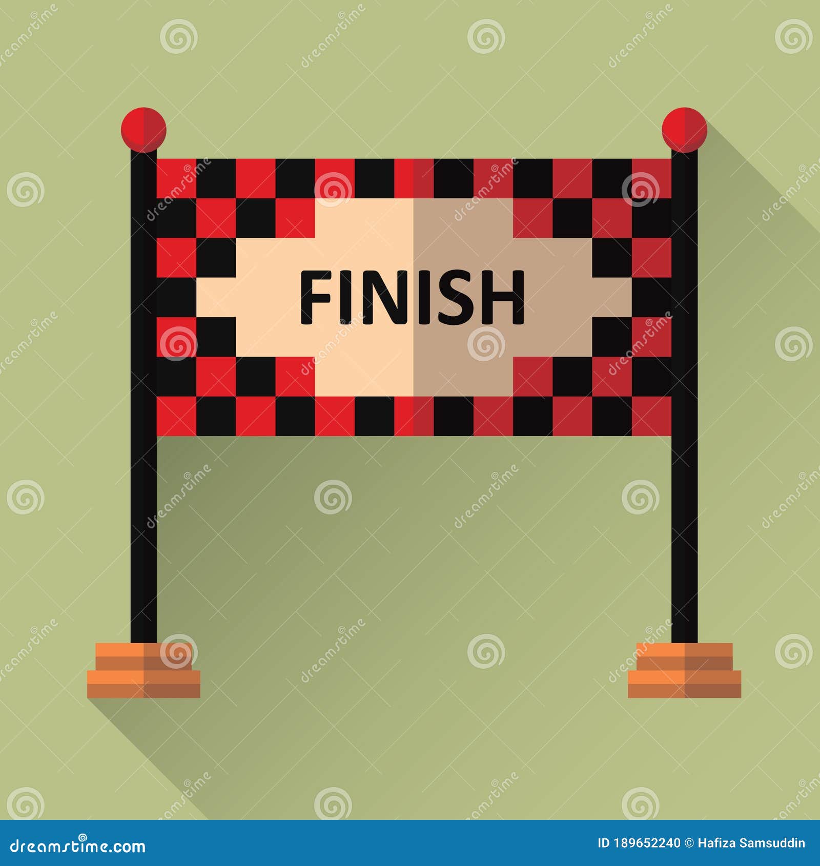 Circuit Finish Line. Vector Illustration Decorative Design Stock Vector ...