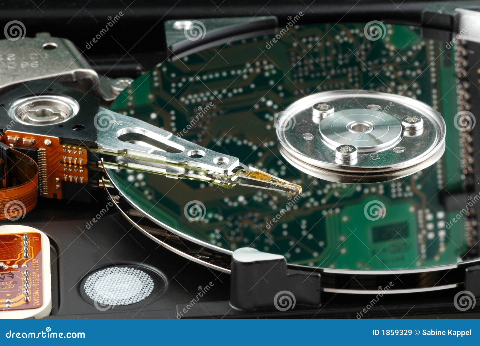 Circuit Harddisk stock image. Image of silicon, computer - 1859329
