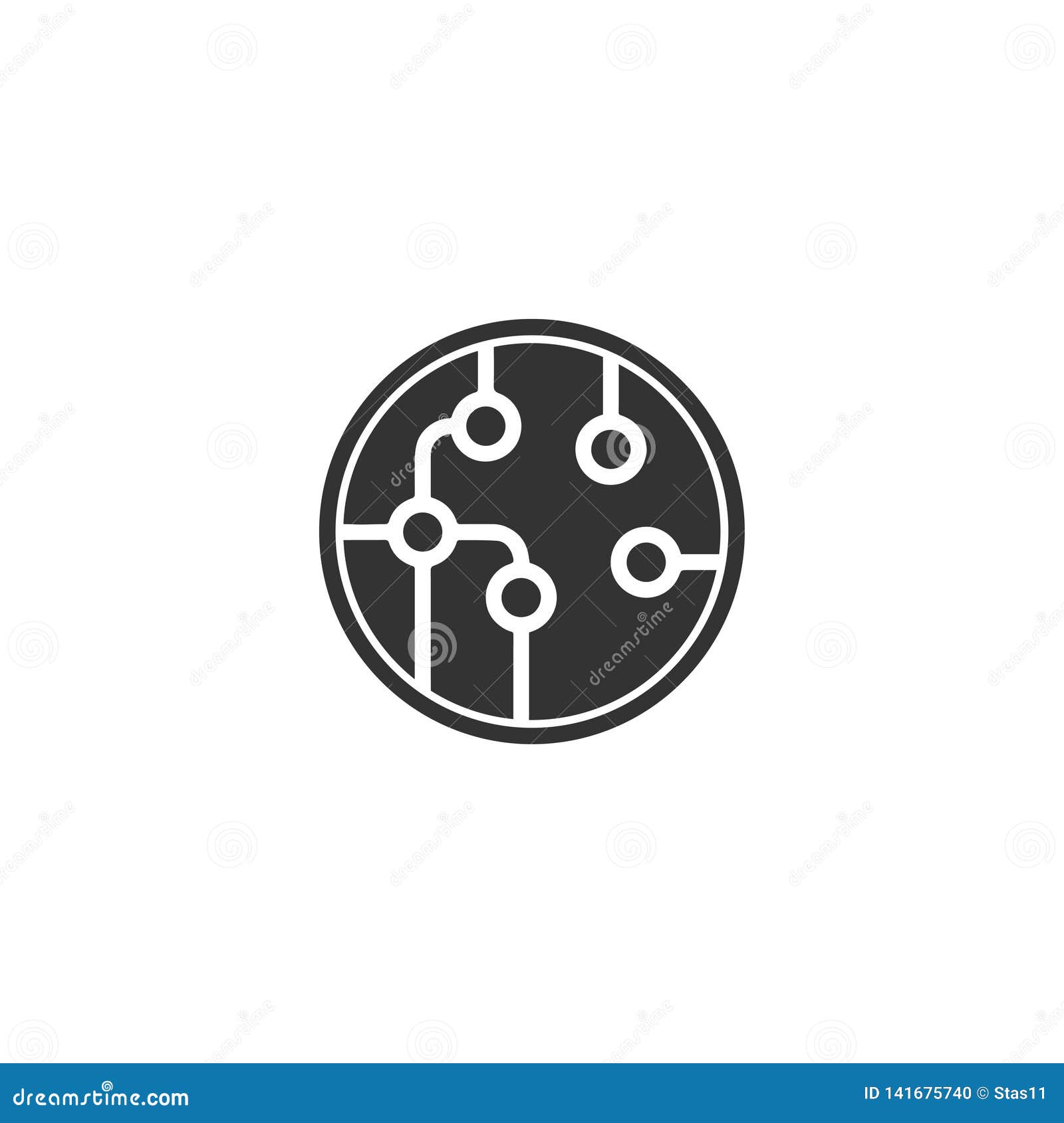 Circuit Icon. Processor Circuitry. Motherboard. Power IC PCB. Fuse ...