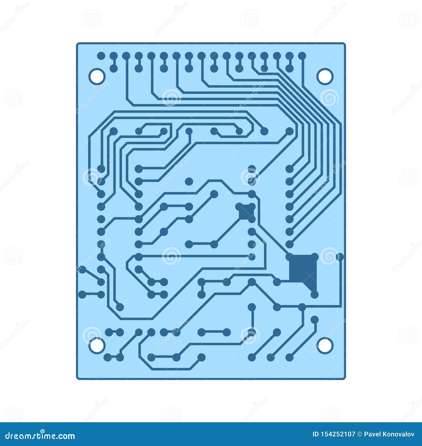 Circuit Icon stock vector. Illustration of icon, engineering - 154252107