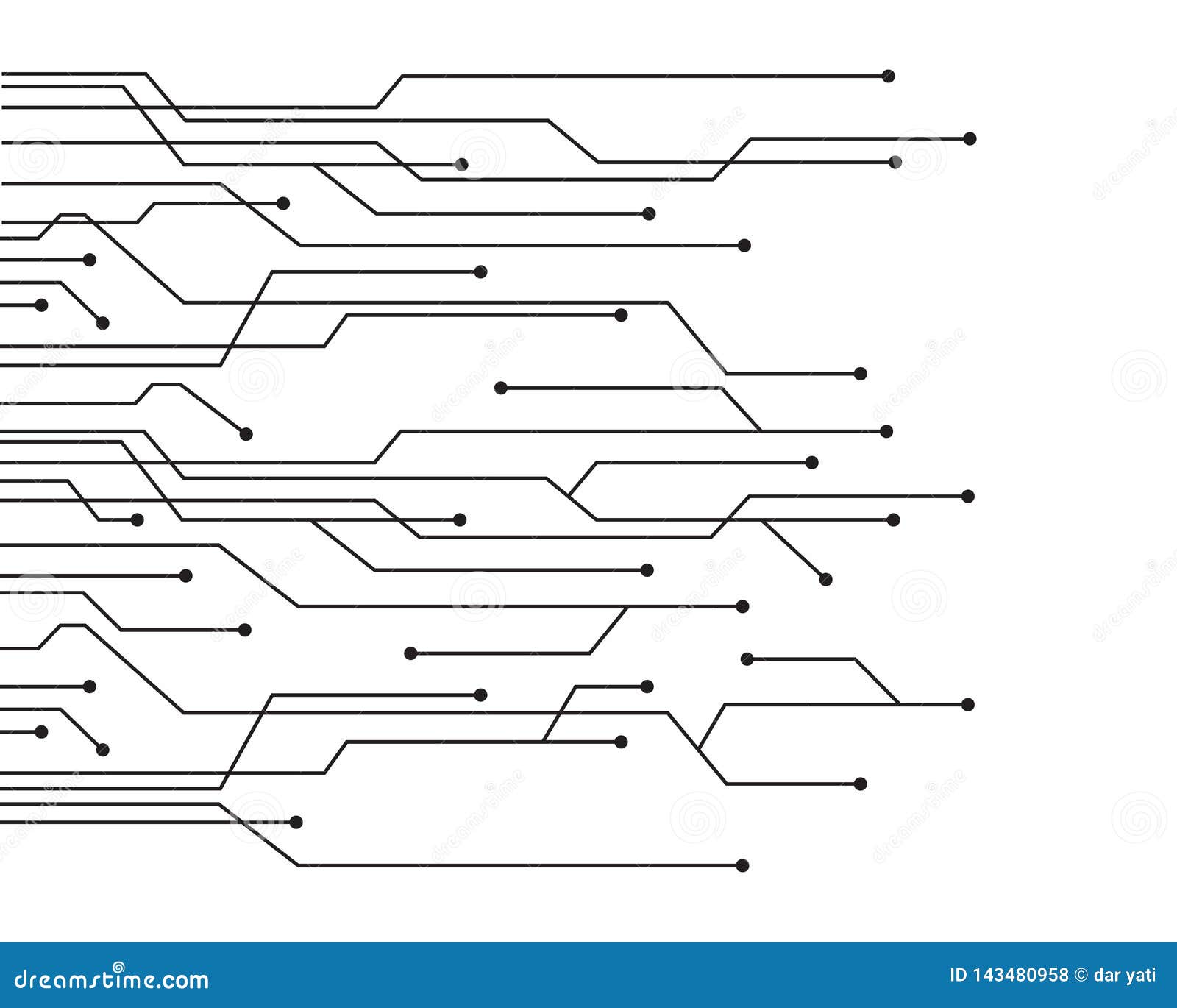 Circuit Illustration Design Stock Vector - Illustration of information ...