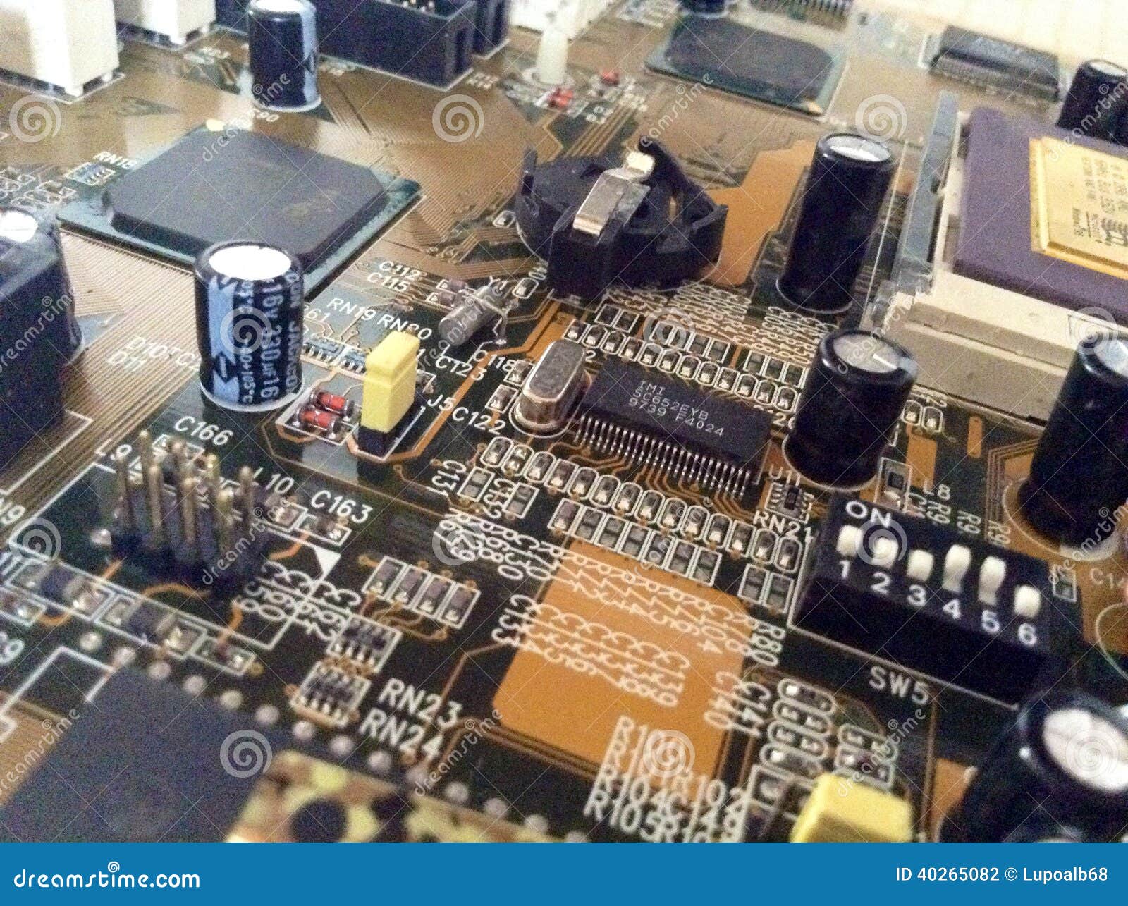 Circuit and Integrated Circuits Stock Photo - Image of data, bytes ...
