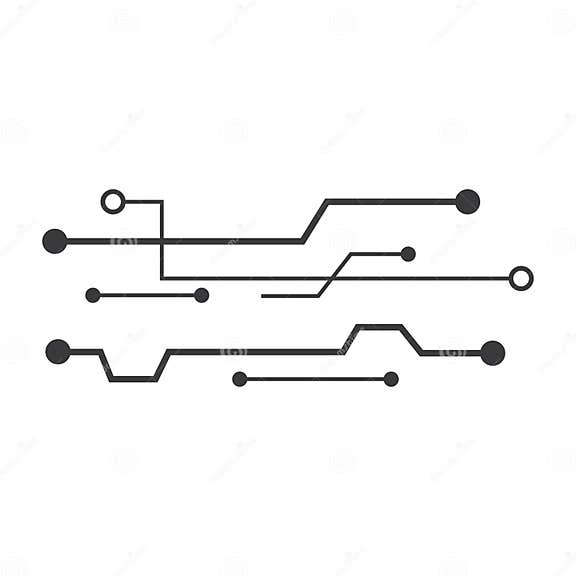 Circuit line icon stock vector. Illustration of storage - 331998397
