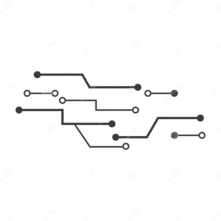 Circuit line icon stock vector. Illustration of line - 331998421