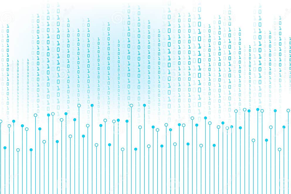 Circuit Lines Technology Abstract Background. Digital Circuit Lines and ...