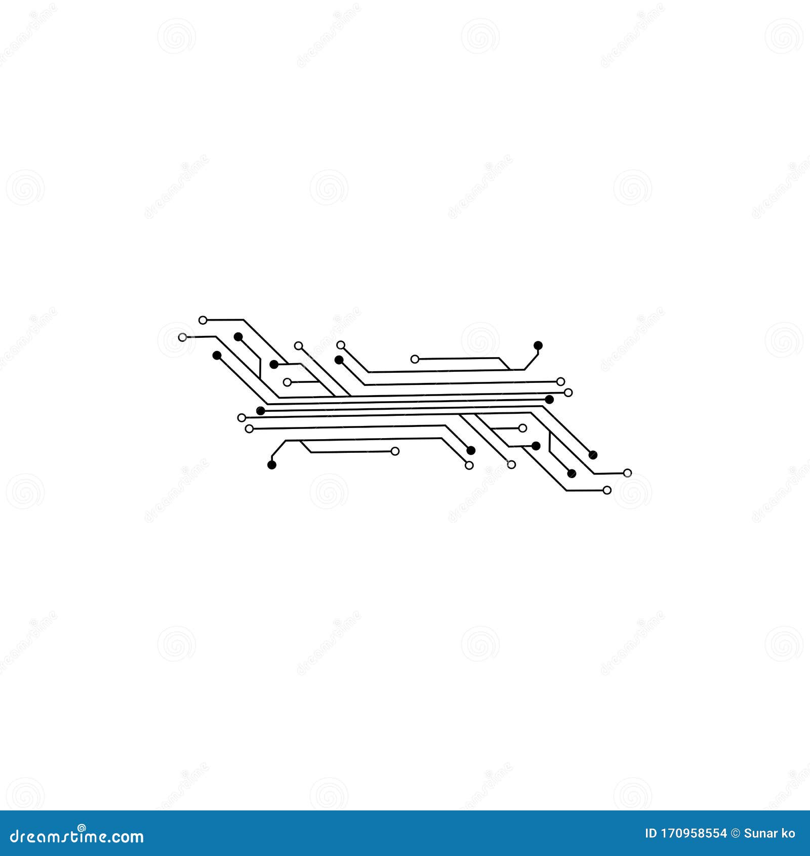 Circuit Logo Template Vector Stock Vector - Illustration of circuit ...