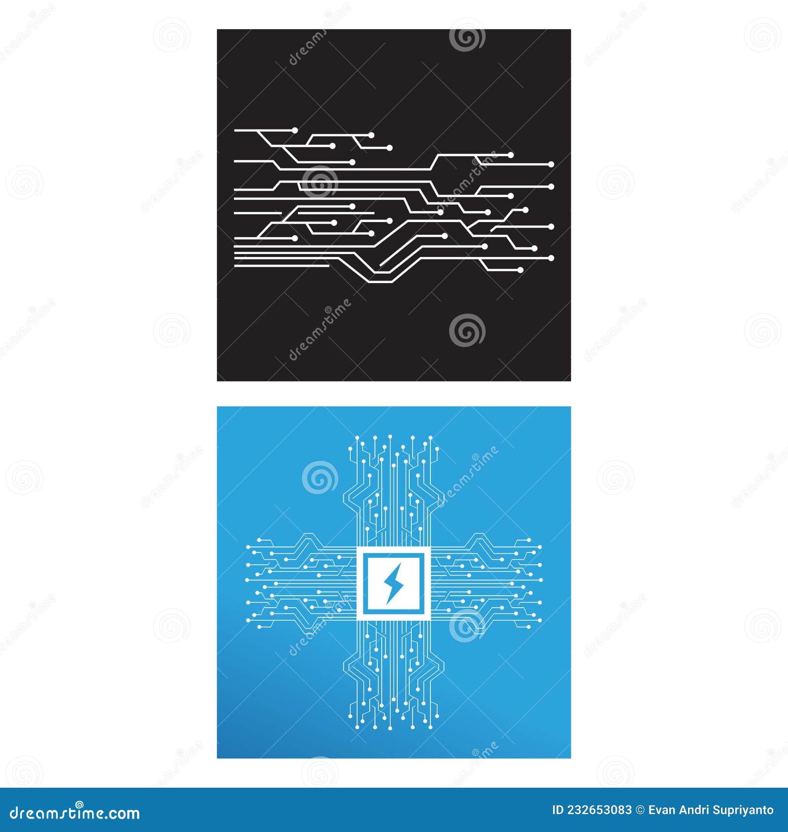 Circuit Logo Template Vector Illustration Icon Design Stock Vector ...