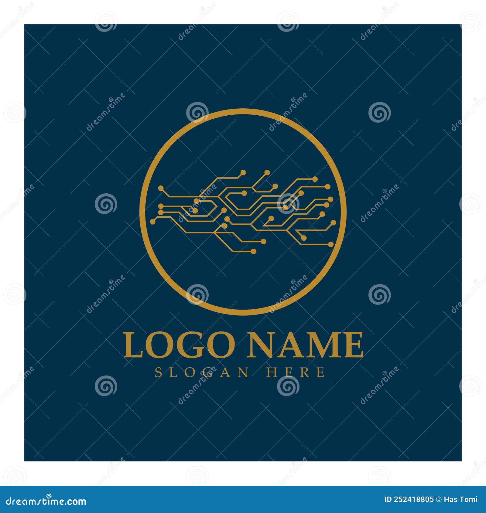 Circuit Logo Template Vector Stock Vector - Illustration of circuits ...