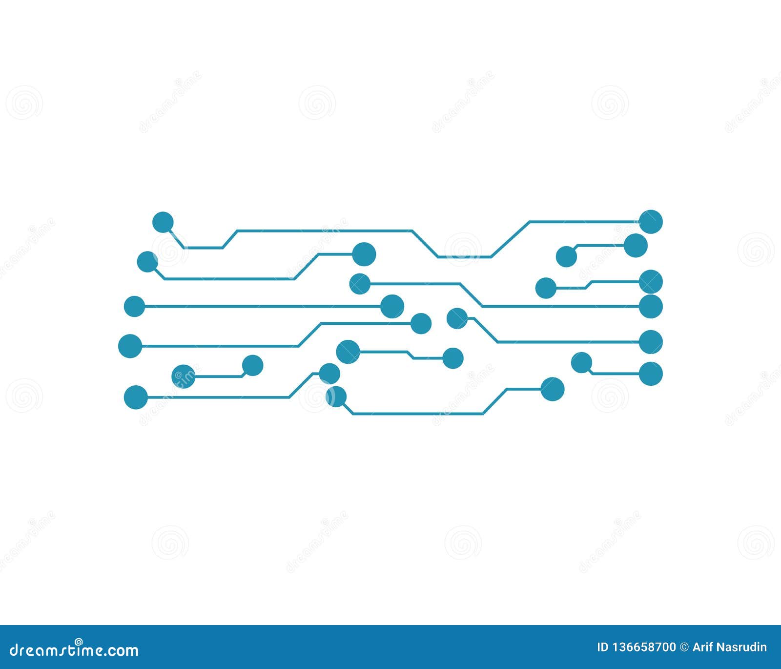 Circuit Logo Template Vector Illustration Icon Design Stock ...