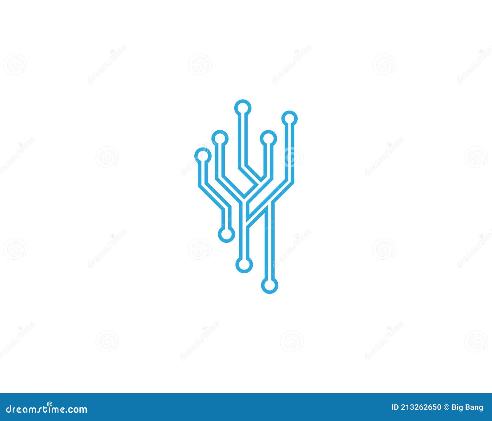 Circuit Logo Tomplate stock vector. Illustration of abstract - 213262650