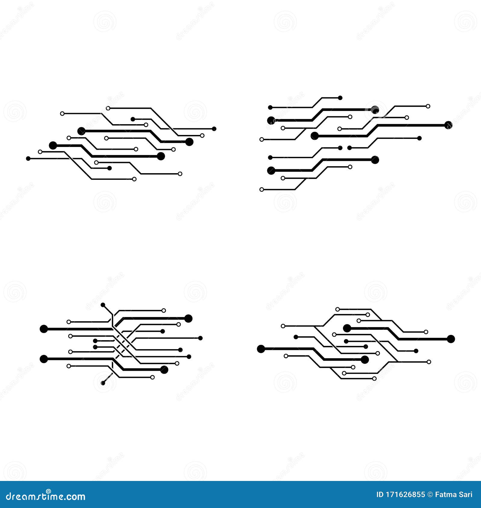 Circuit Logo Vector Icon Illustration Stock Vector - Illustration of ...
